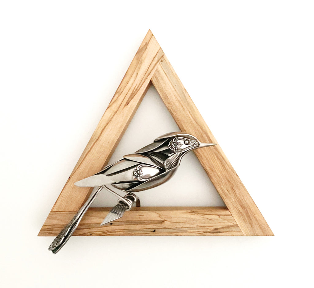 "Alyssa" - Metal Bird Sculpture – Airtight Artwork