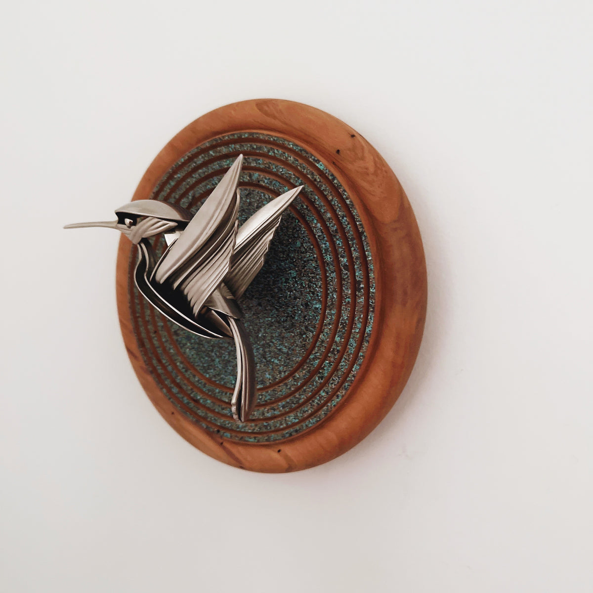 "Wesley" - Metal Bird Sculpture – Airtight Artwork