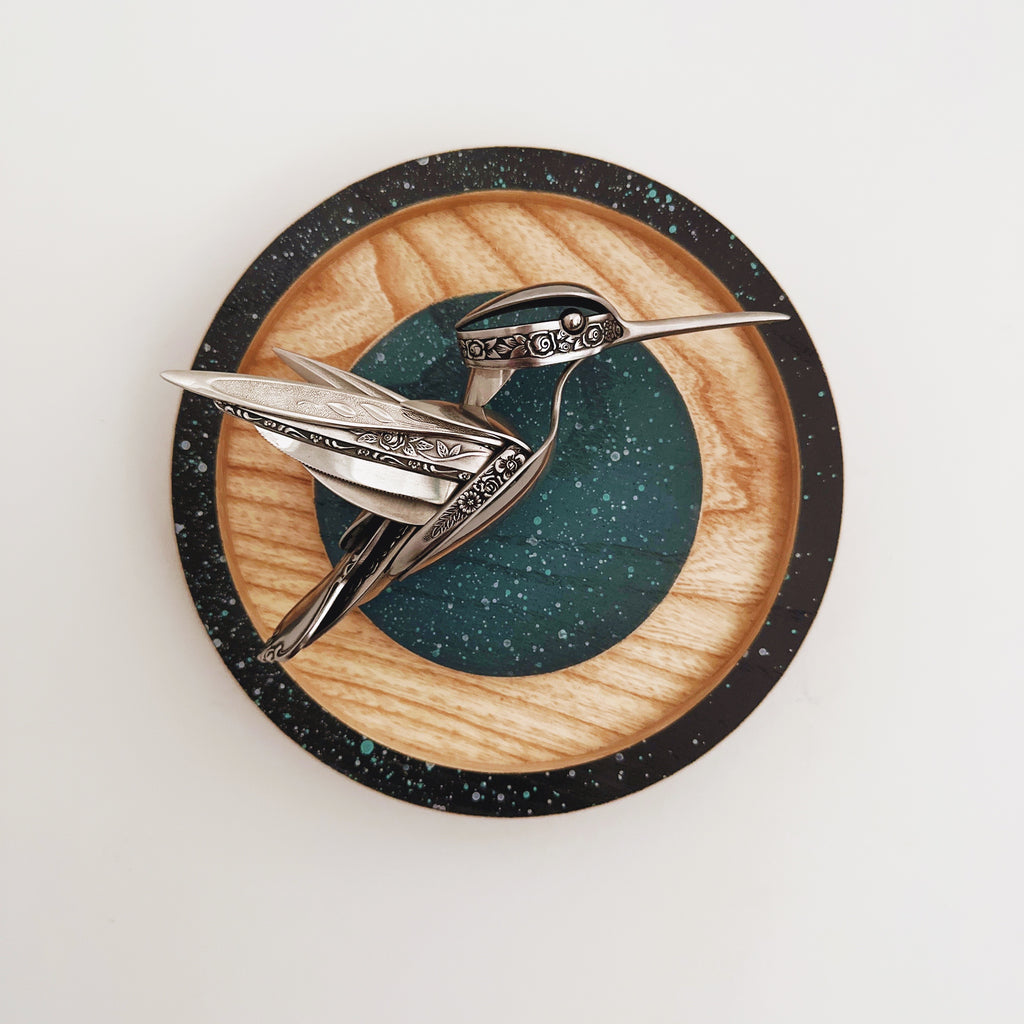 "Ariel" - Metal Bird Sculpture – Airtight Artwork