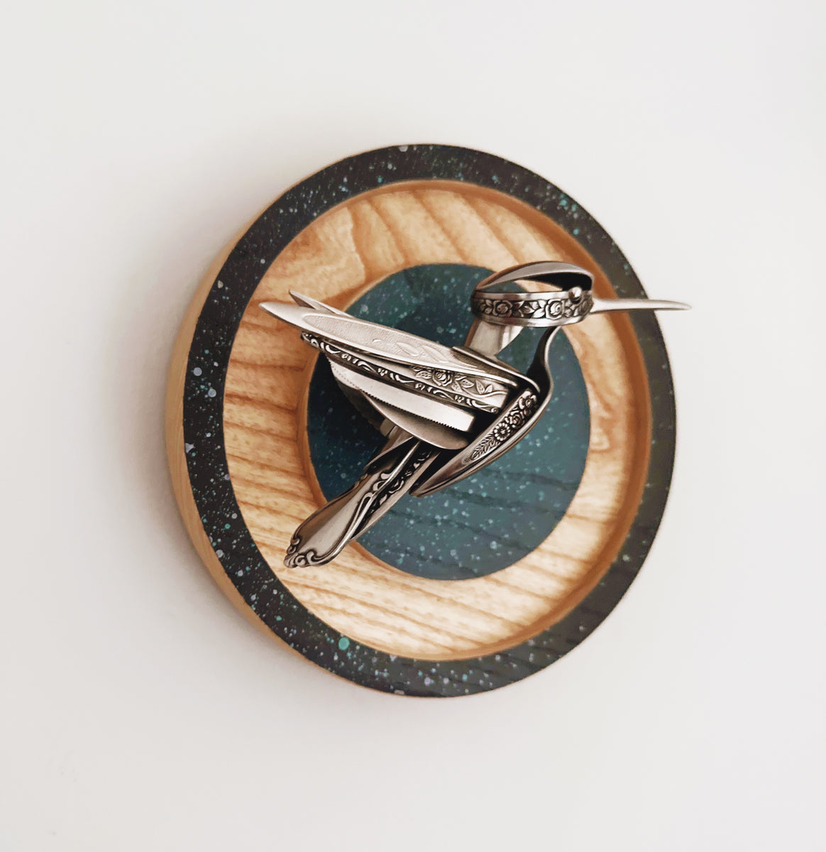 "Ariel" - Metal Bird Sculpture – Airtight Artwork