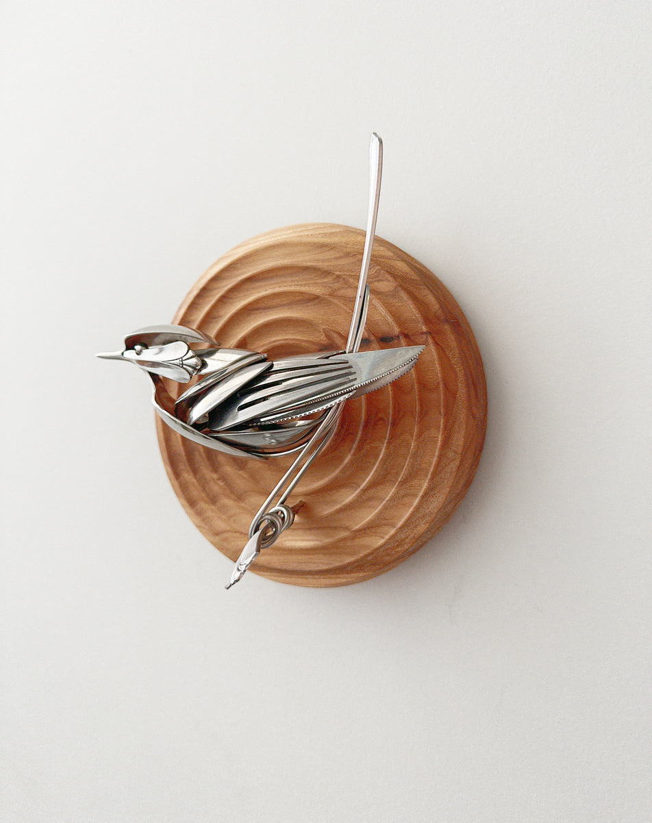 "Rory" - Metal Bird Sculpture – Airtight Artwork