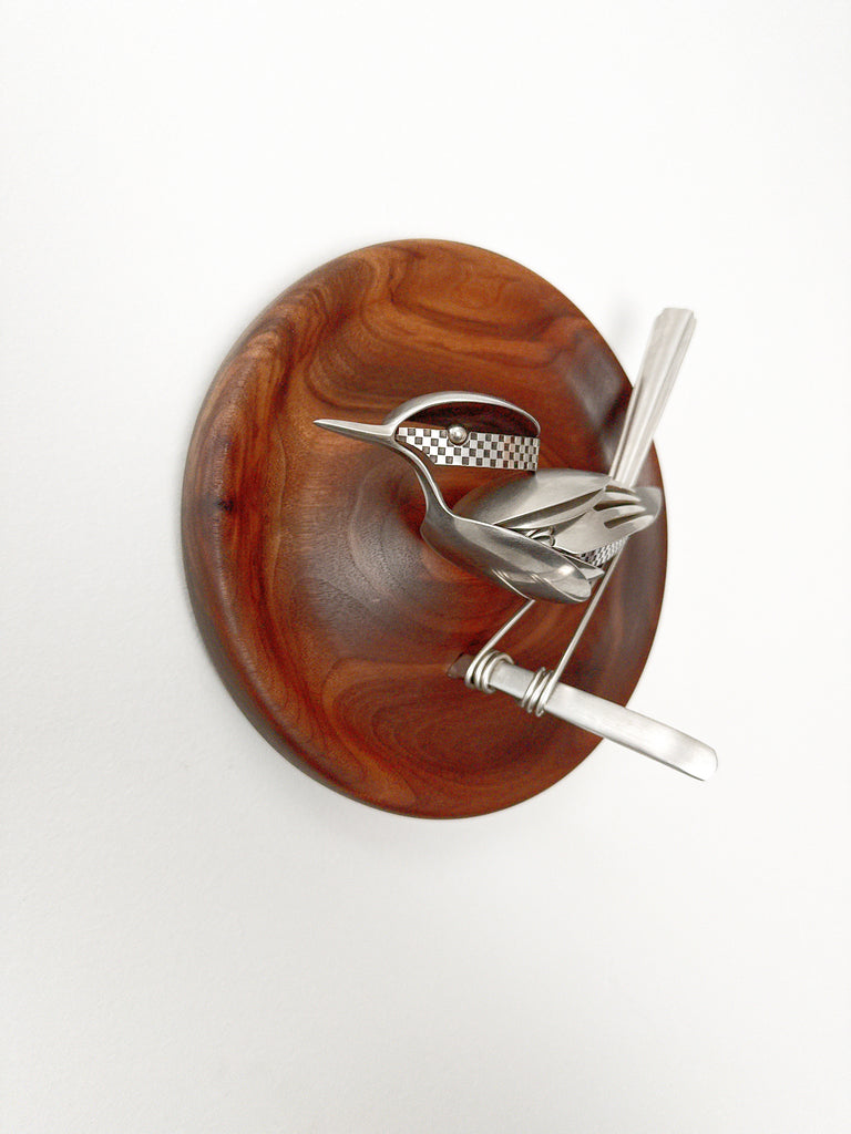 "Dex" - Metal Bird Sculpture – Airtight Artwork