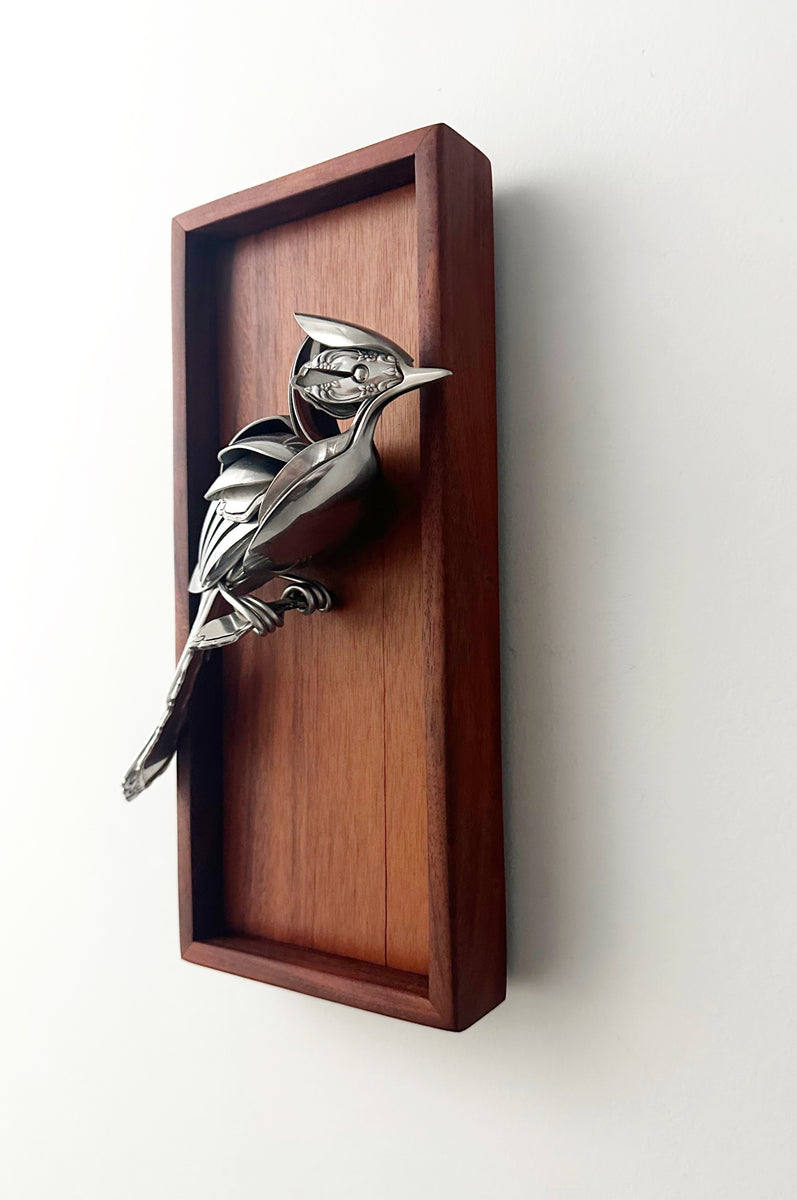 "Adeline" - Metal Bird Sculpture – Airtight Artwork