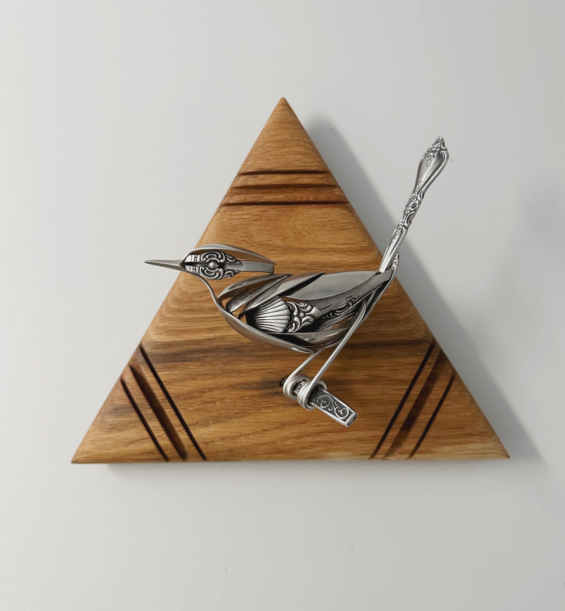 "Oberon" - Metal Bird Sculpture – Airtight Artwork