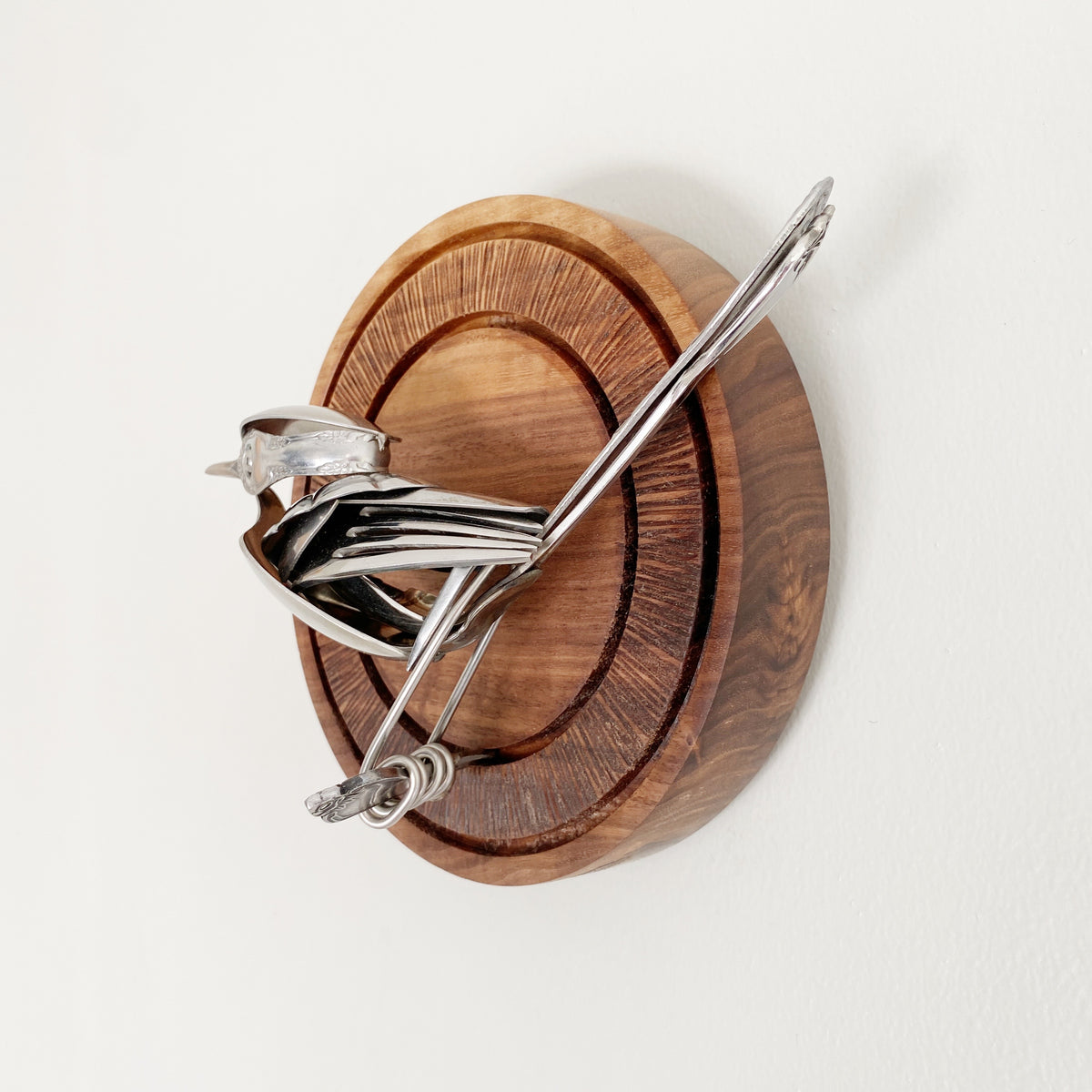 "Gretchen" - Upcycled Metal Bird Sculpture – Airtight Artwork