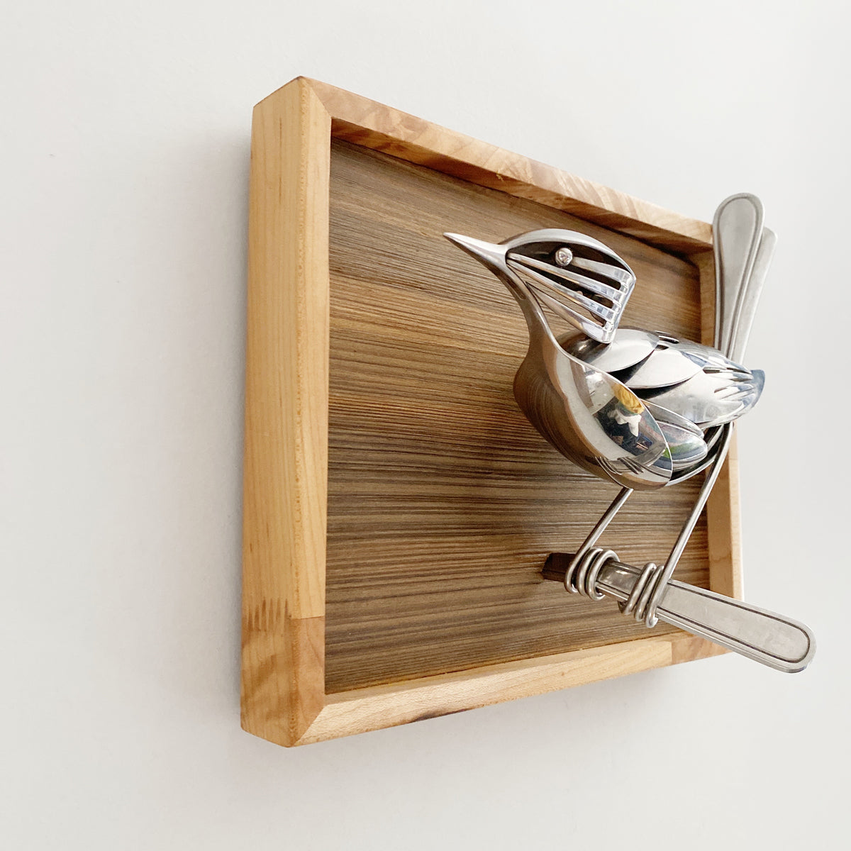 "Michael"- Metal Bird Sculpture – Airtight Artwork