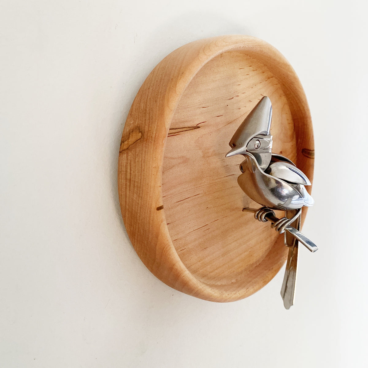 "Irving"- Upcycled Metal Bird Sculpture – Airtight Artwork