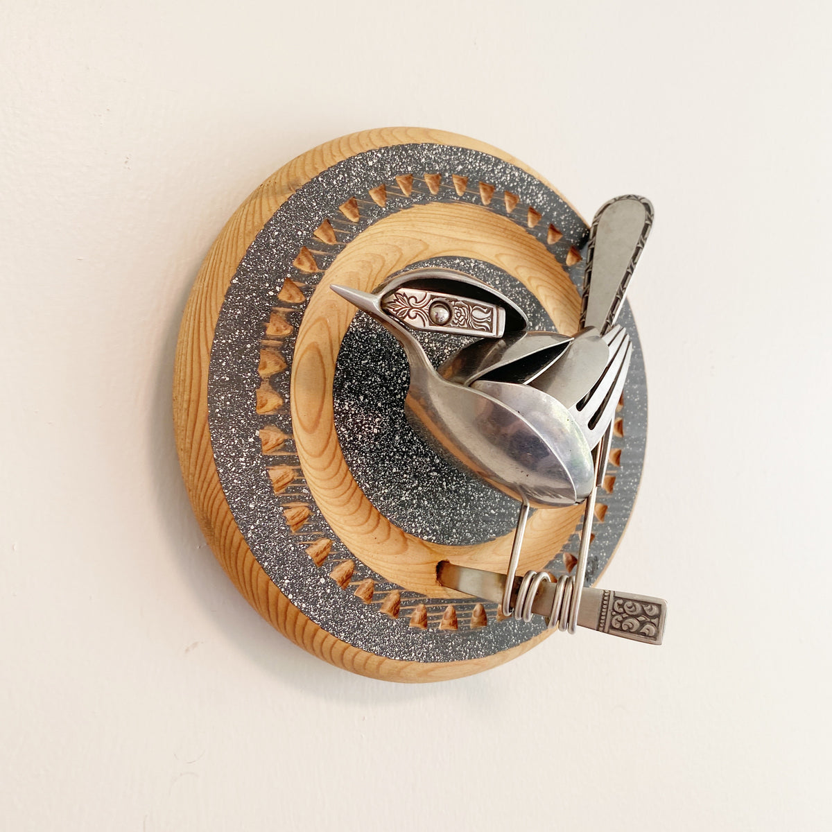 "Darian" - Upcycled Metal Bird Sculpture – Airtight Artwork