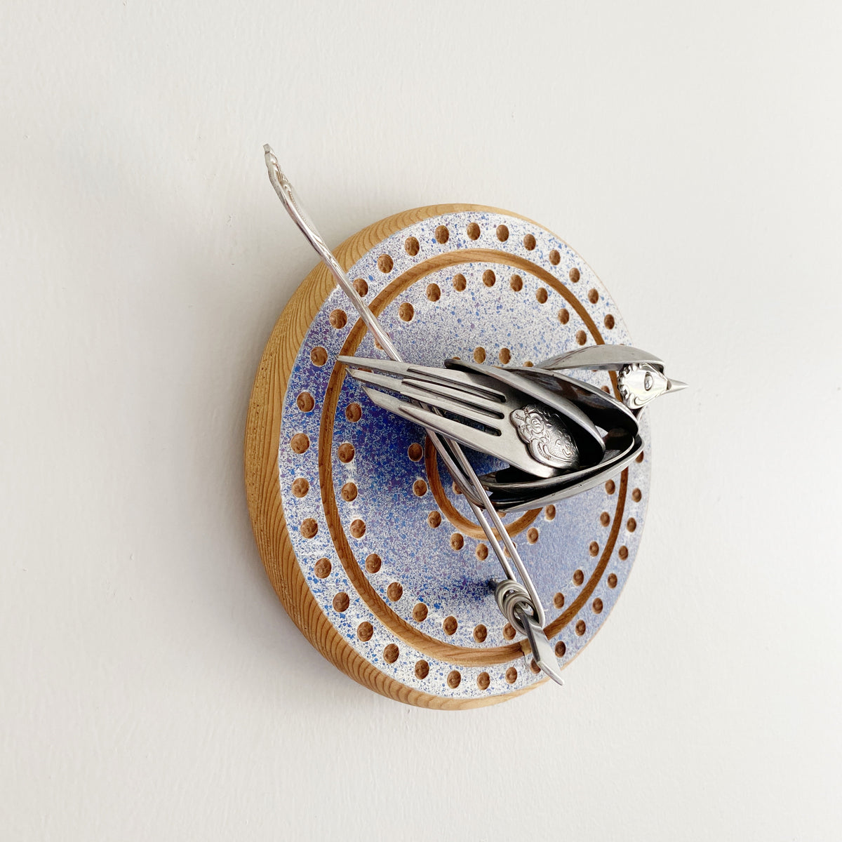 "Gladys" - Upcycled Metal Bird Sculpture – Airtight Artwork