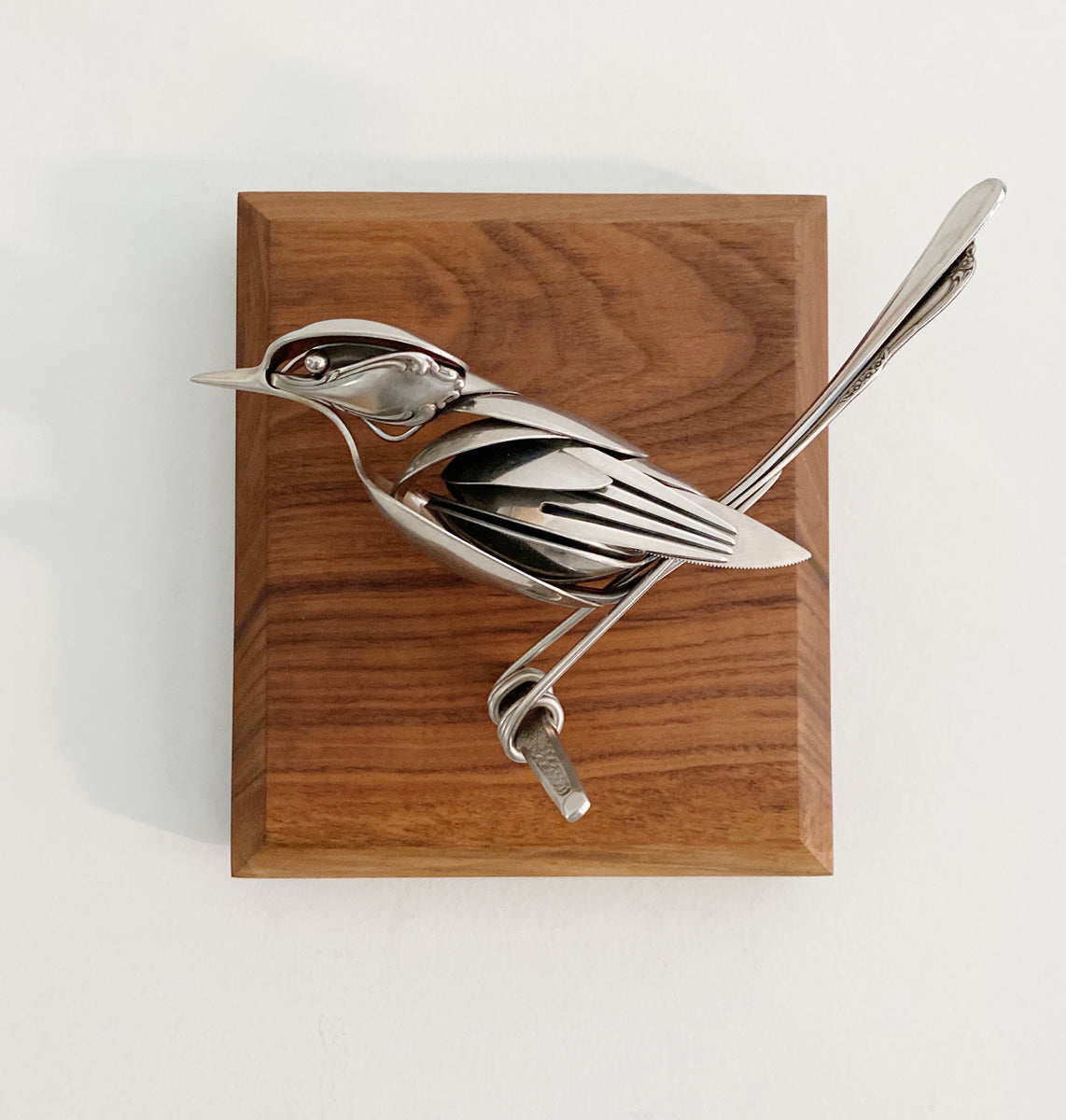 "Grover"-Upcycled Metal Bird Sculpture – Airtight Artwork