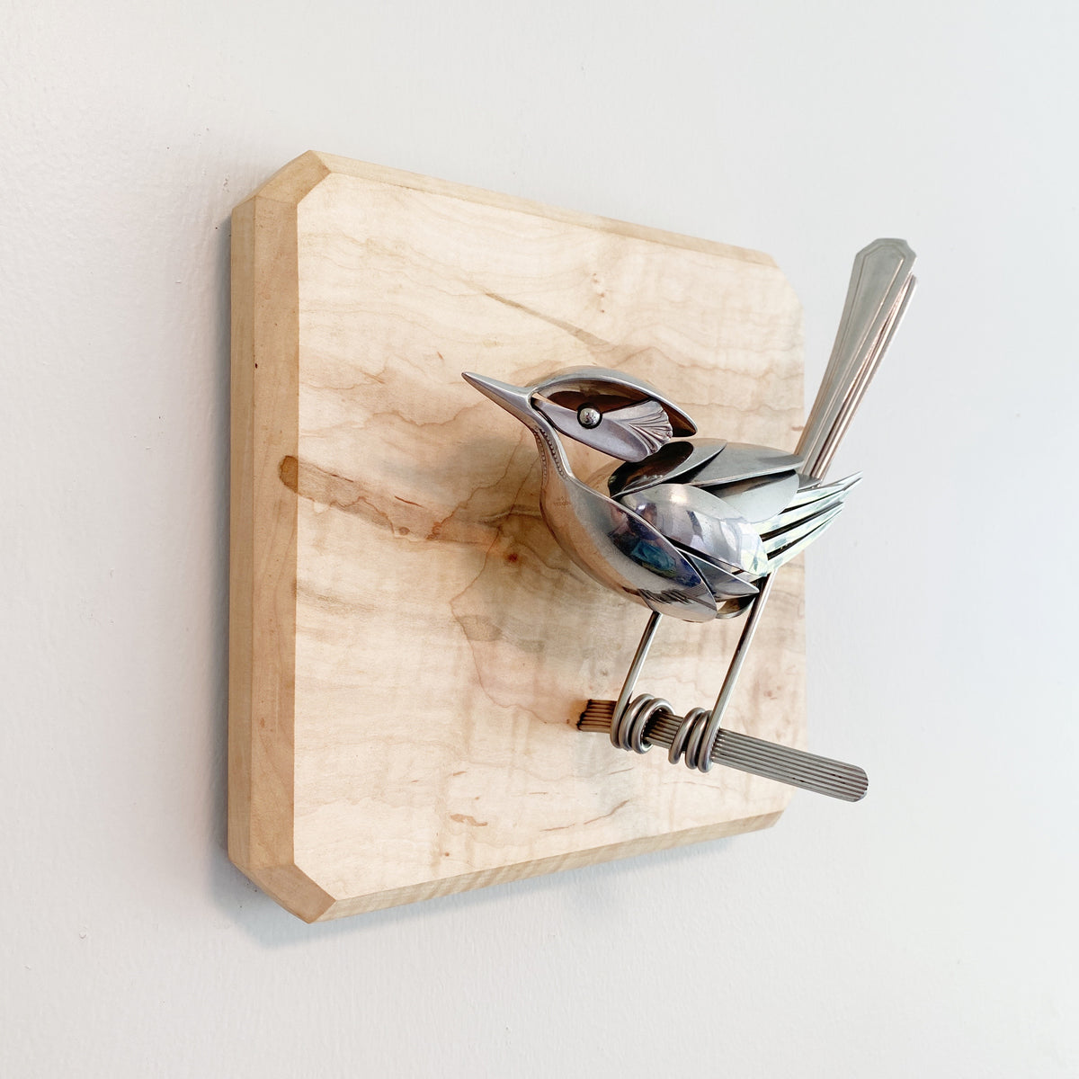 "Merrell" - Upcycled Metal Bird Sculpture – Airtight Artwork